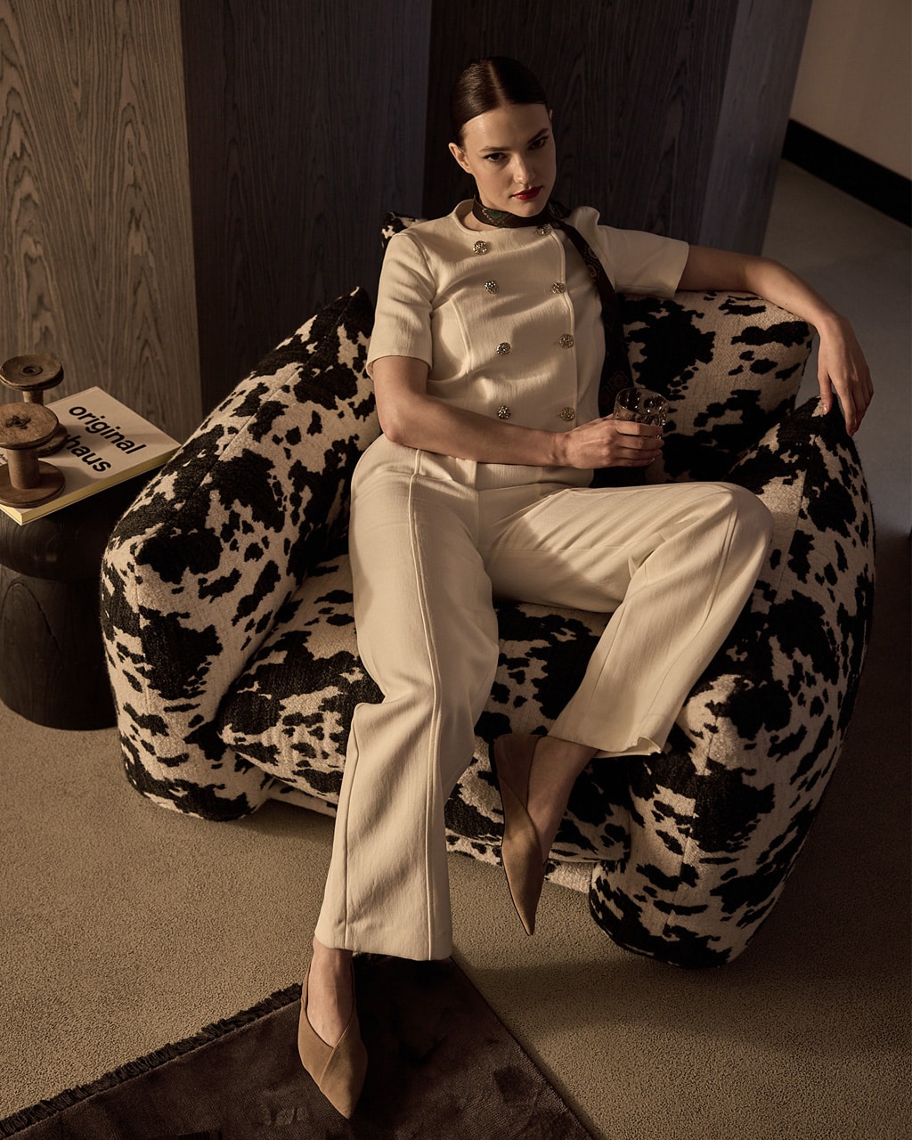 Mocca - Palazzo Fabric